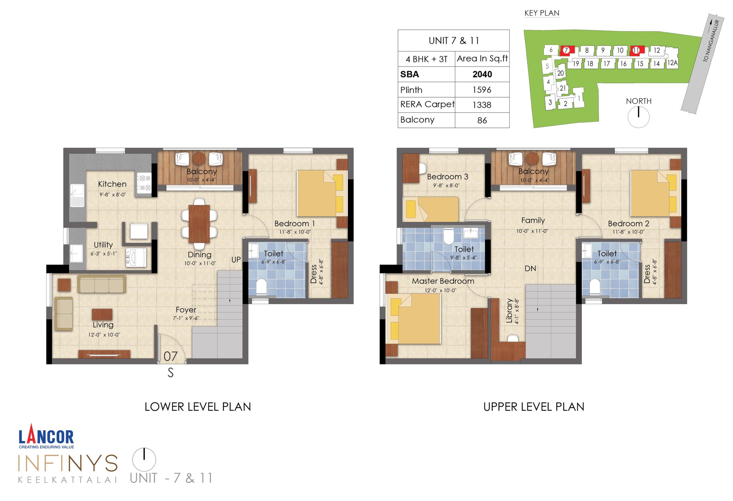 Lancor Infinys - South of நங்கநல்லூர் | Flats for sale in Keelkattalai ...